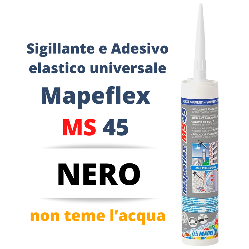 Mapeflex MS 45 NERO 300ml MPI.6PB012043 MAPEI